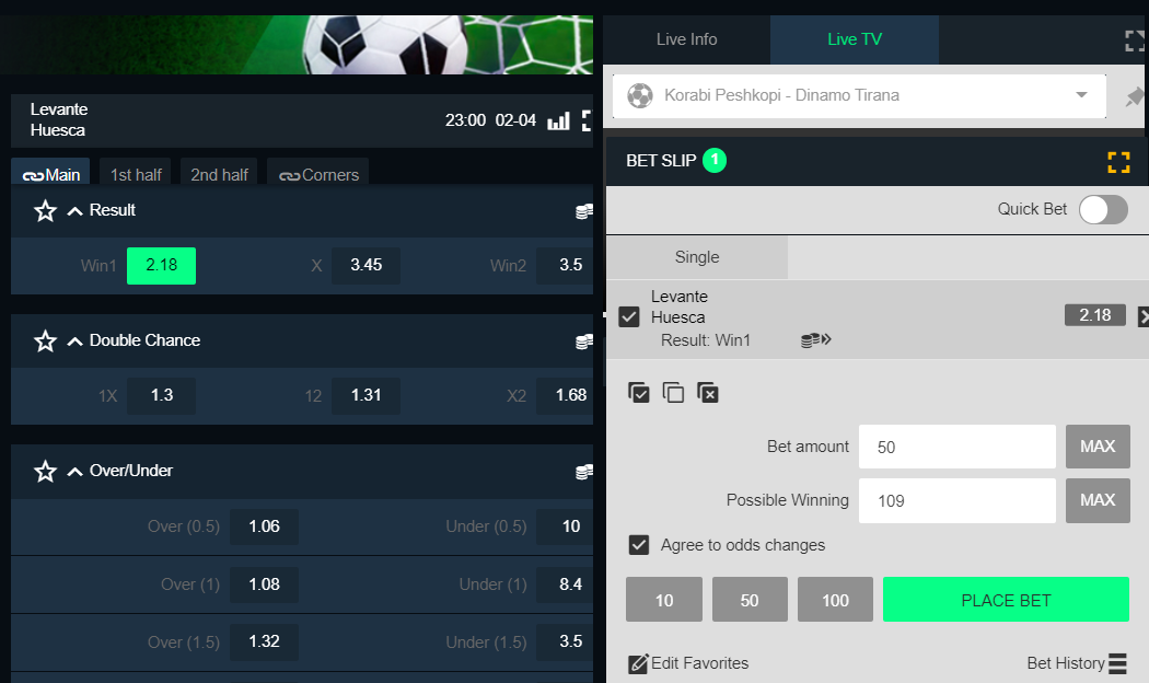 Single Bet – Cannonbet Knowledge base